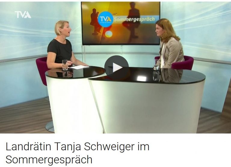 TVA Sommergespräch mit Landrätin Tanja Schweiger – Tanja Schweiger ...